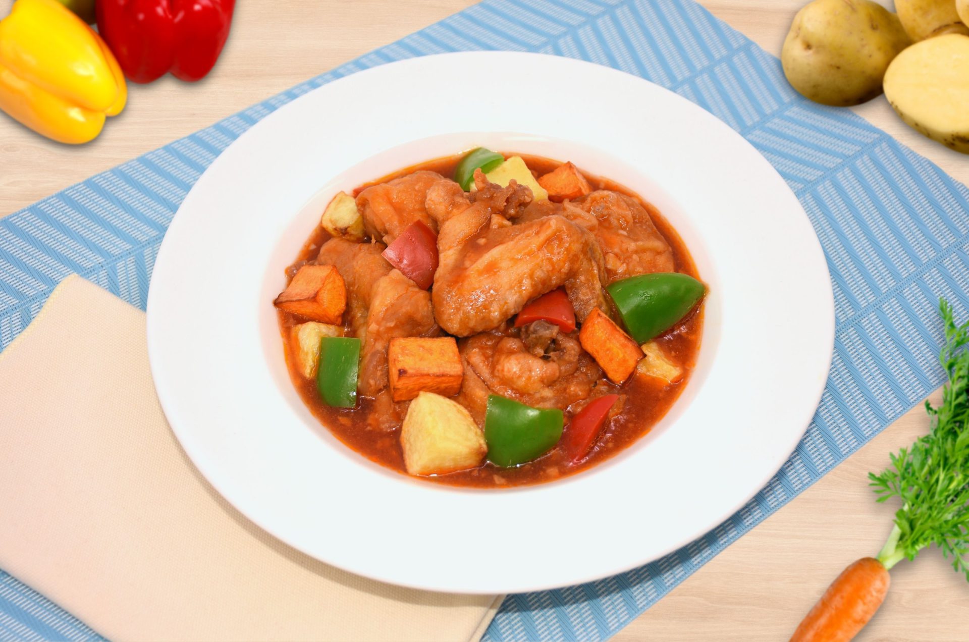 Ajinomoto | Chicken Afritada with Ajinomoto Brand Chicken Powder Mix ...