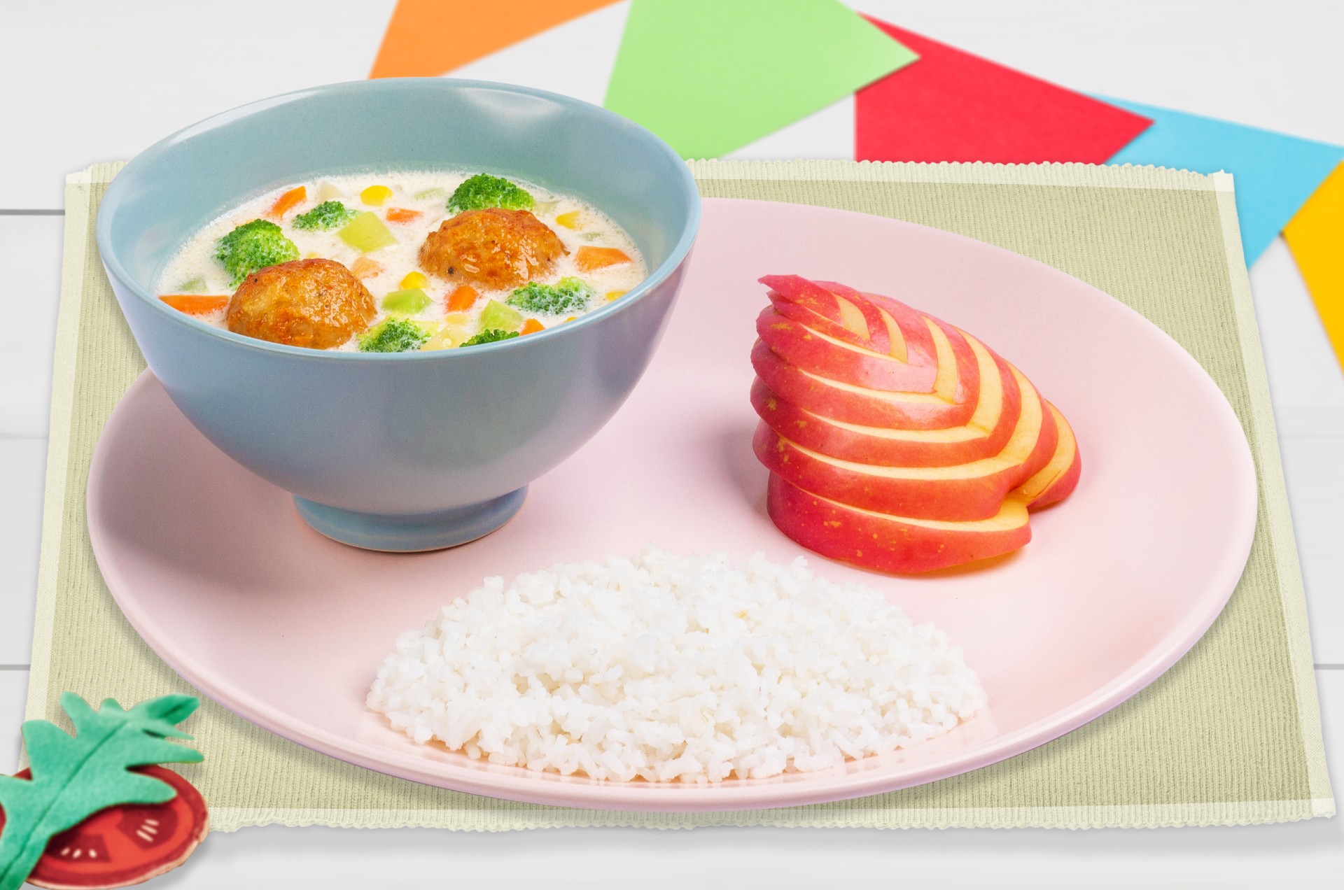 Ajinomoto | Chicken Balls in Vegetable Treasure Soup Meal for Kids ...