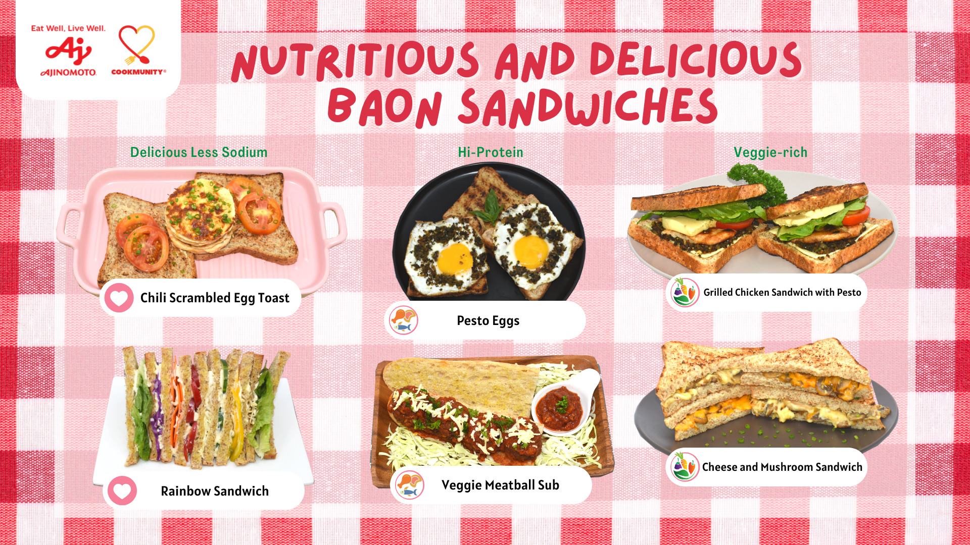 Ajinomoto | These Delicious & Nutritious Sandwiches are a Must-Have ...