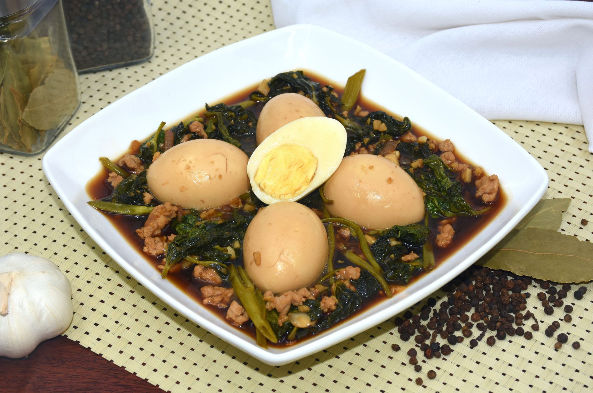 Ajinomoto | Adobong Itlog with Kangkong - Ajinomoto