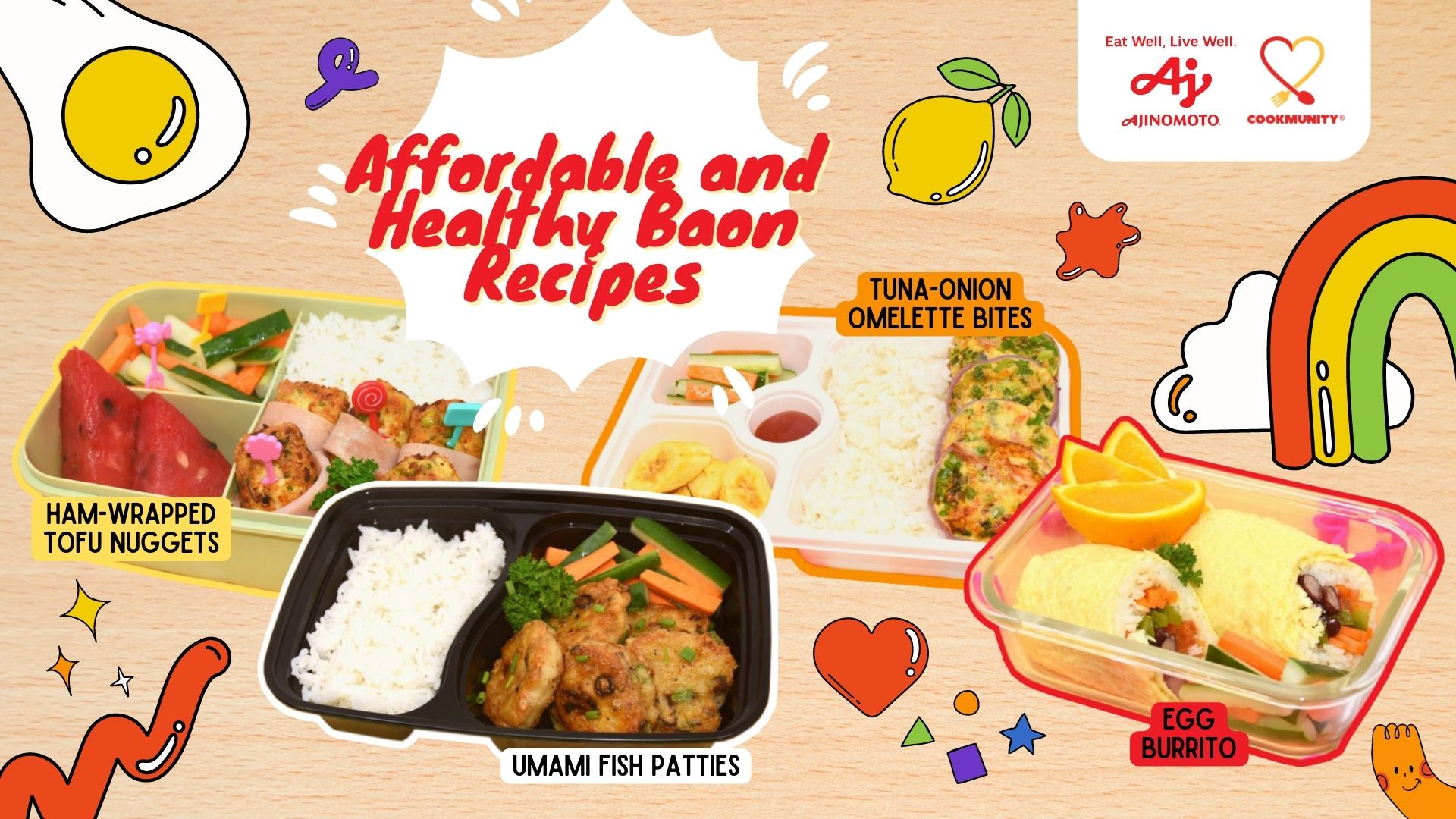 Ajinomoto | These Affordable and Healthy Baon Recipes Will Make Your ...