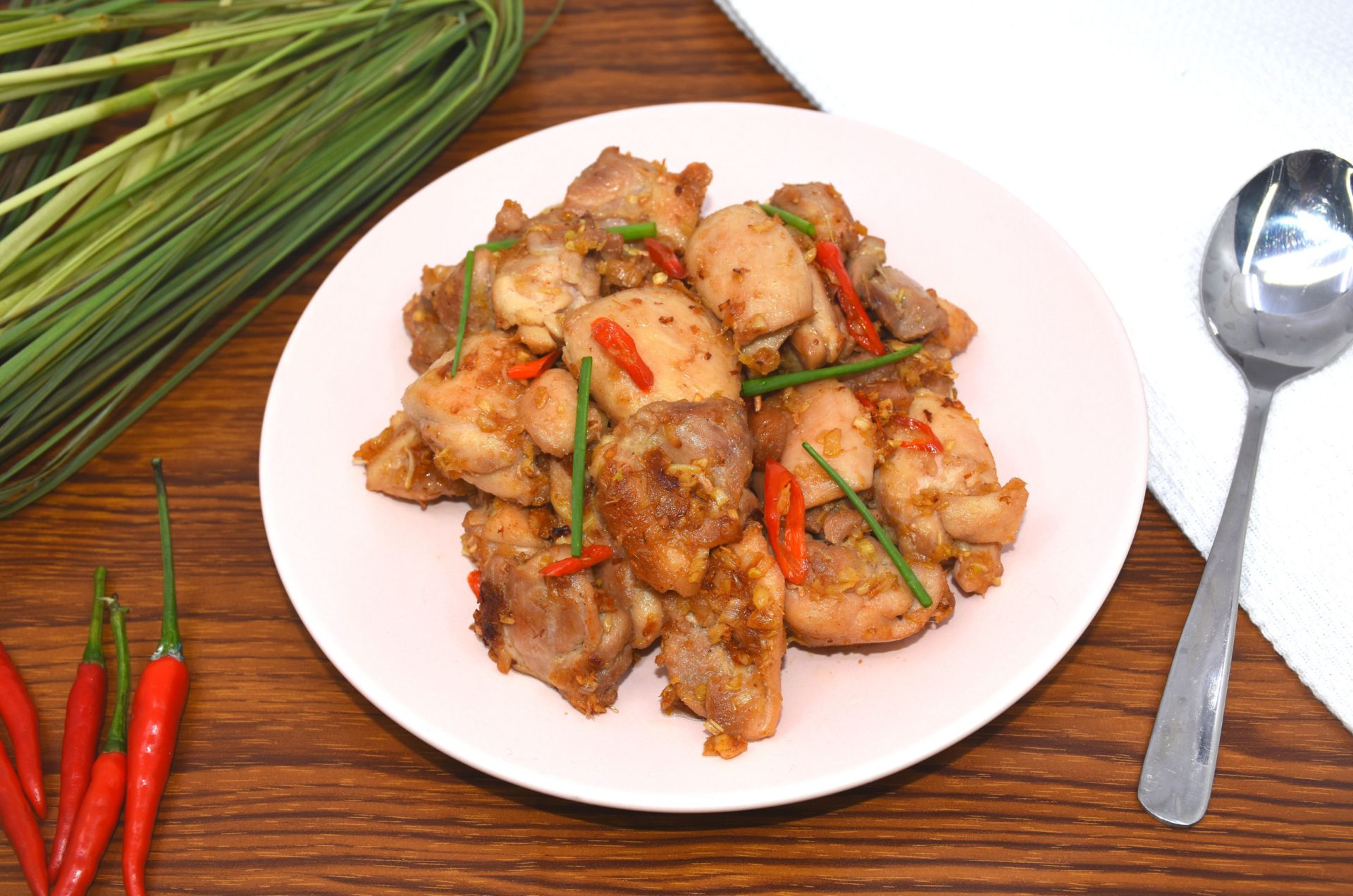 Ajinomoto | Chicken in Stir-fried Lemon Grass and Chilies - Ajinomoto